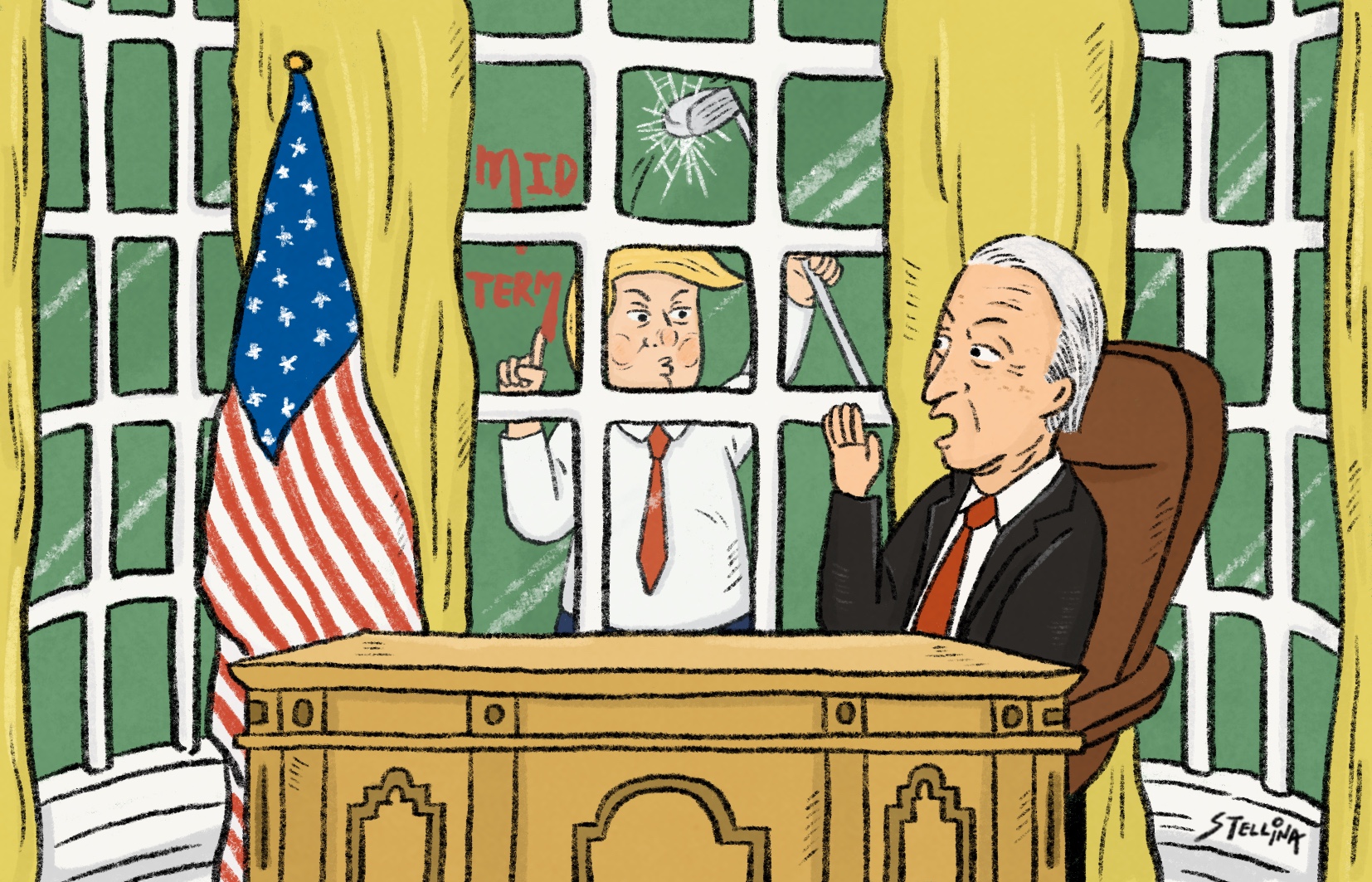 US midterm elections – Cartoons by Stellina