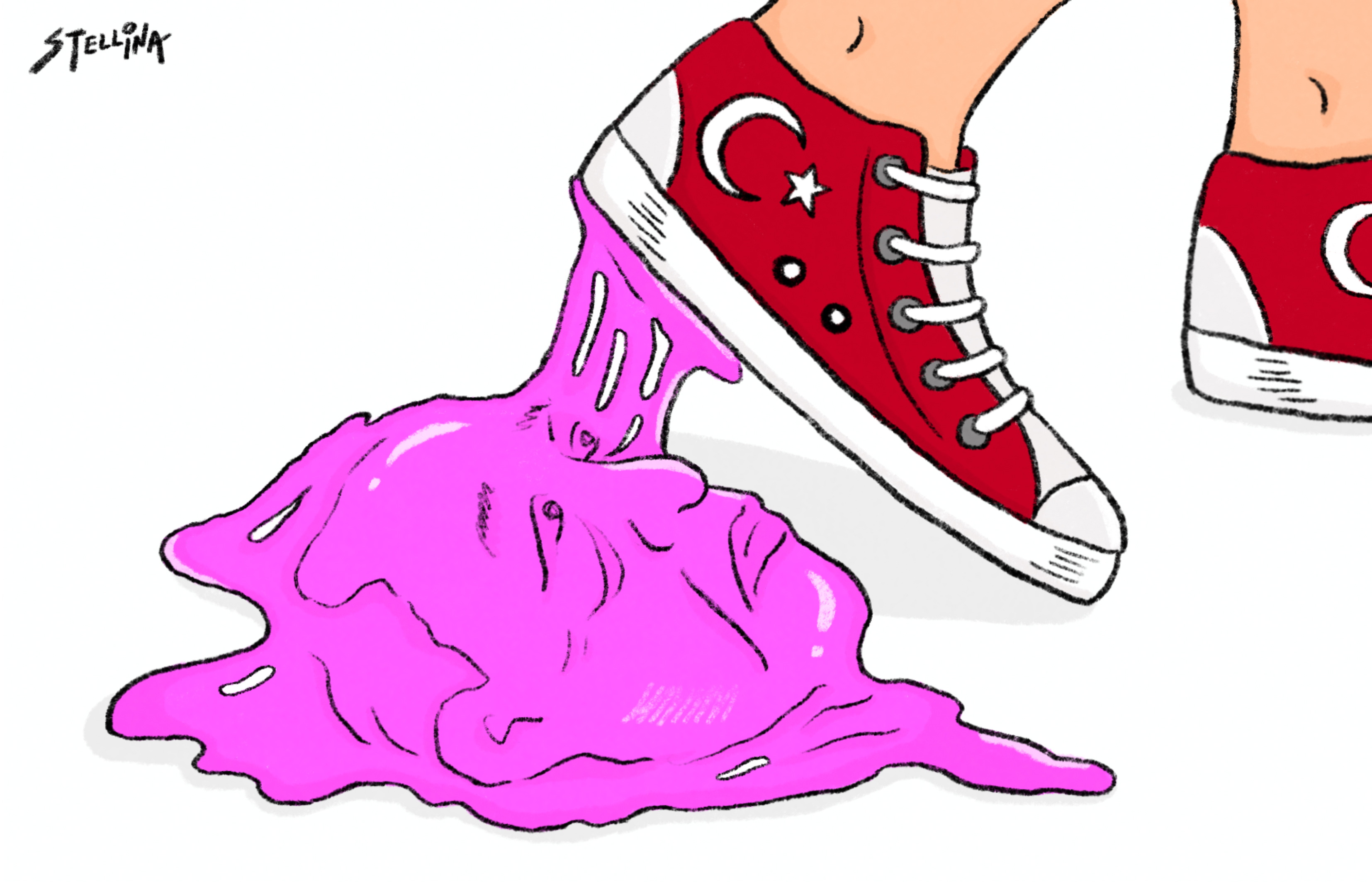 cm_erdogan-sticky-gum – Cartoons by Stellina