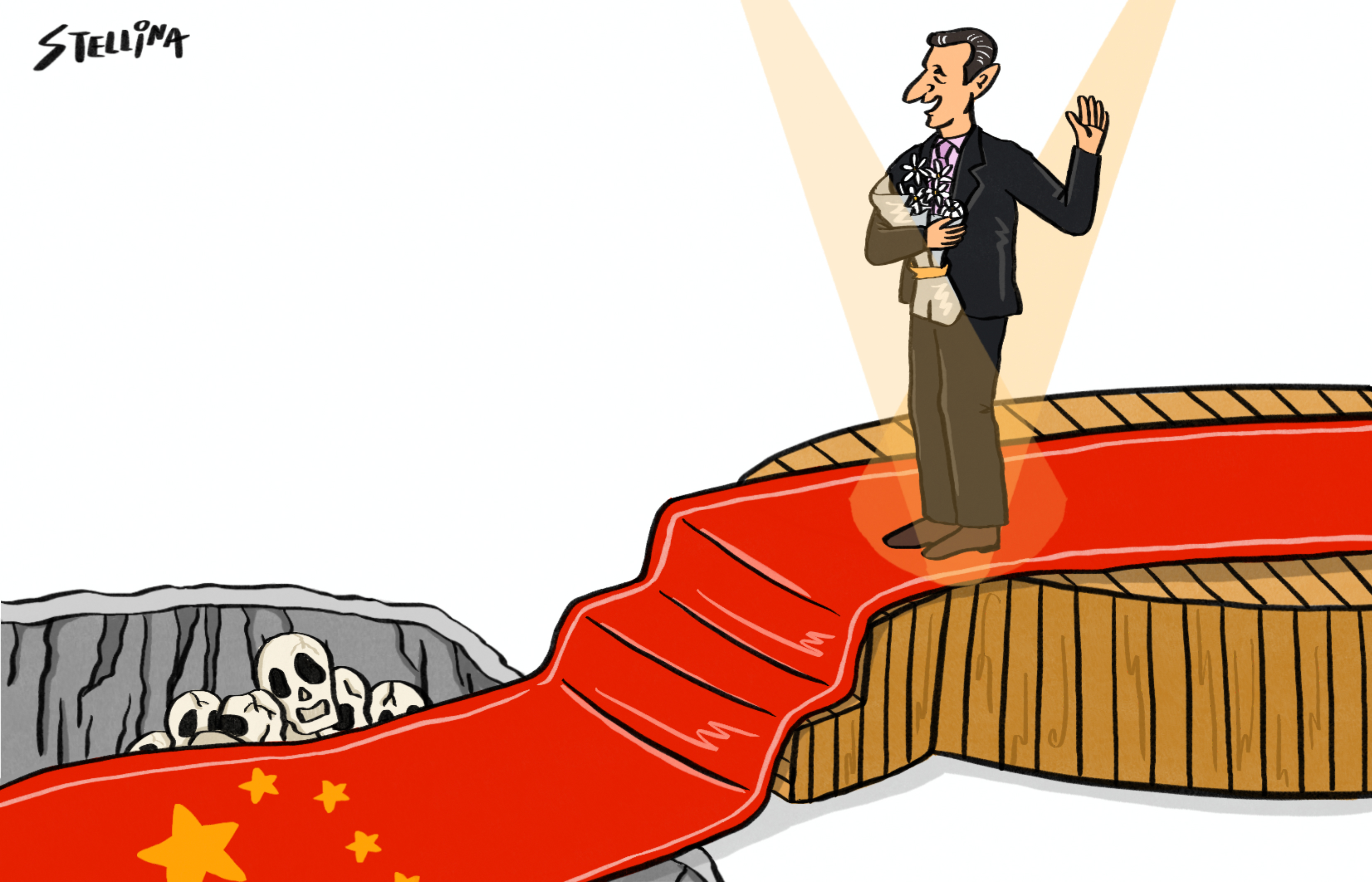 Al-assad back to the world stage – Cartoons by Stellina