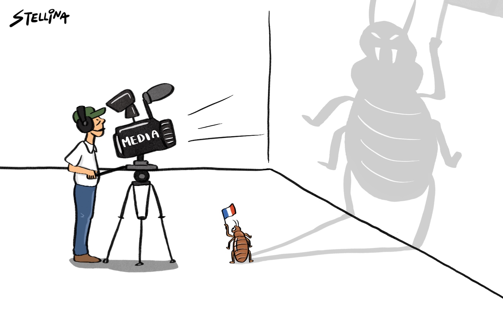 Bed bug infestation in France – Cartoons by Stellina
