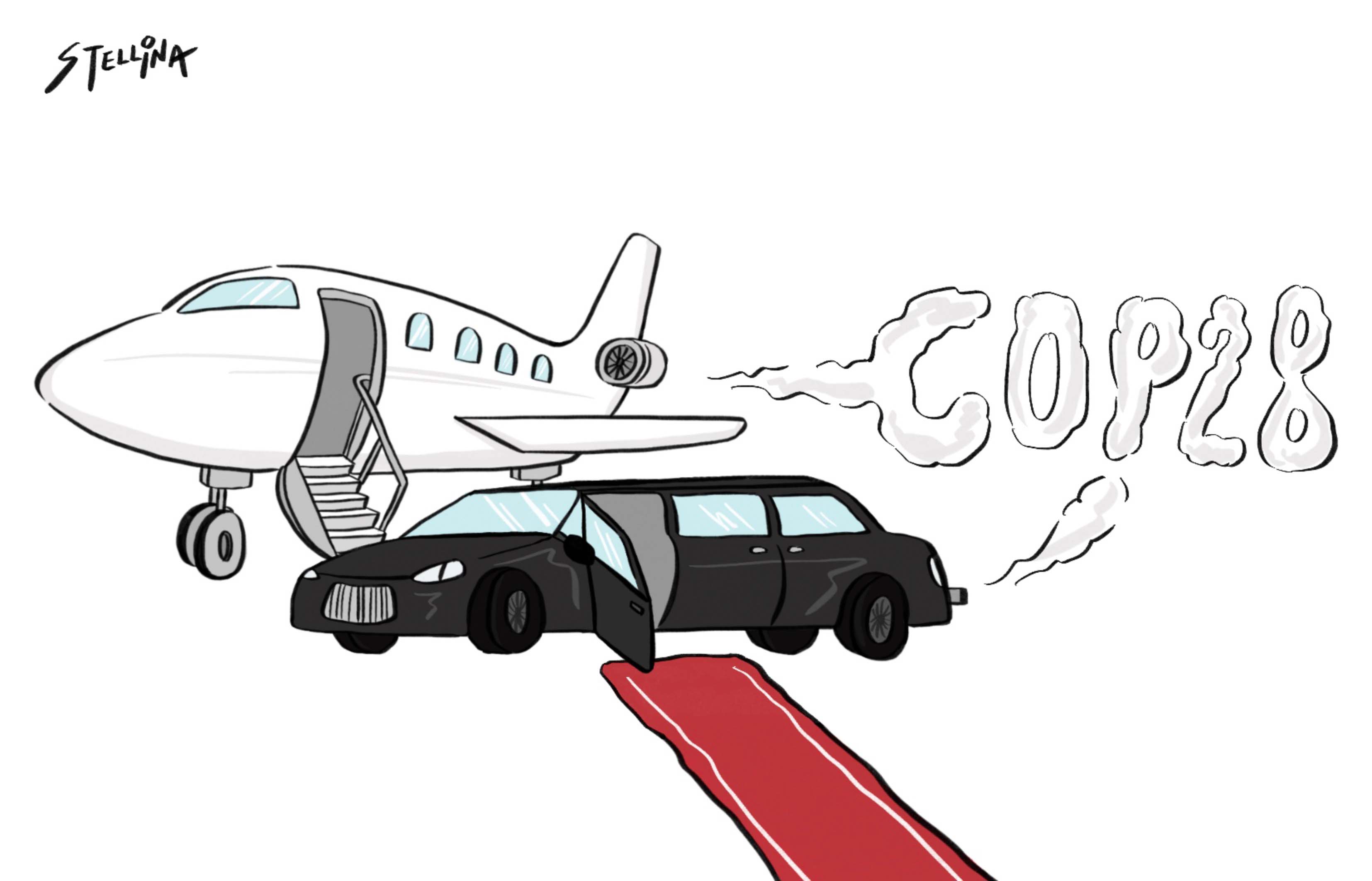 COP28 pollutions – Cartoons by Stellina