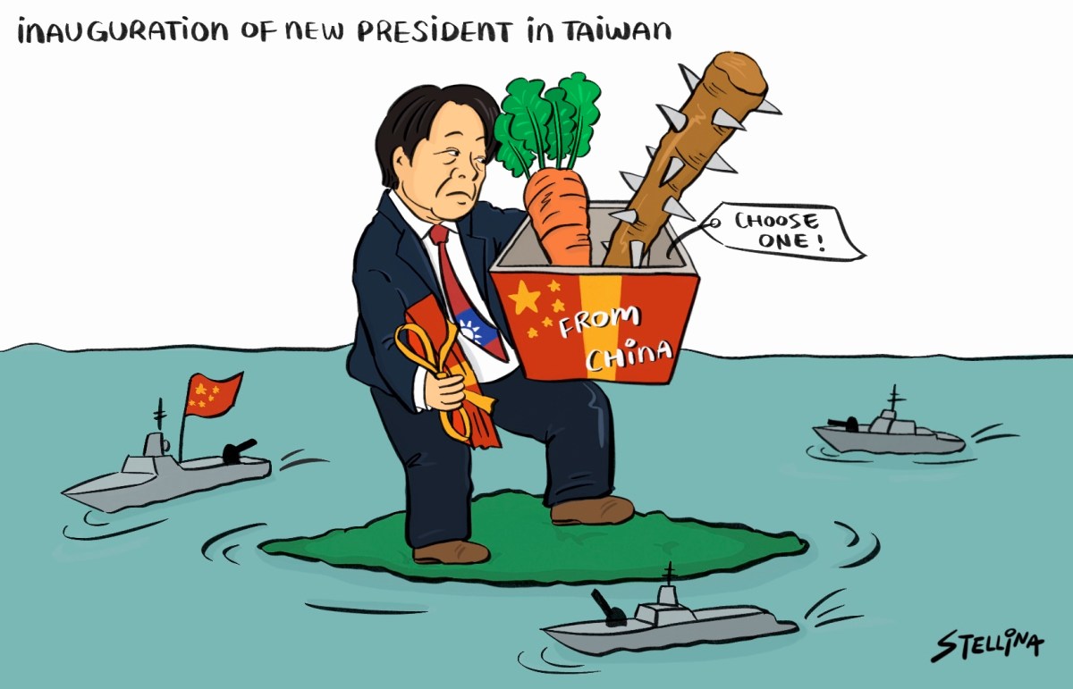 Inauguration of new president in Taiwan – Cartoons by Stellina