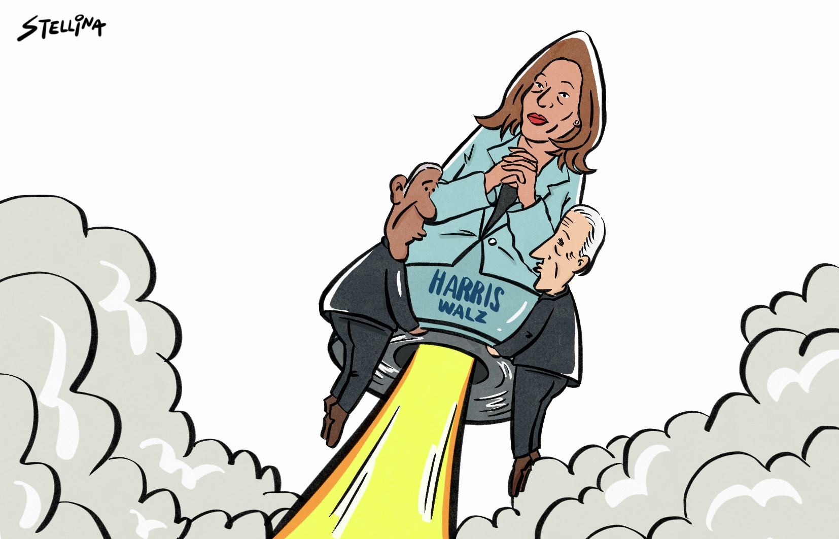 Launching Harris officially – Cartoons by Stellina
